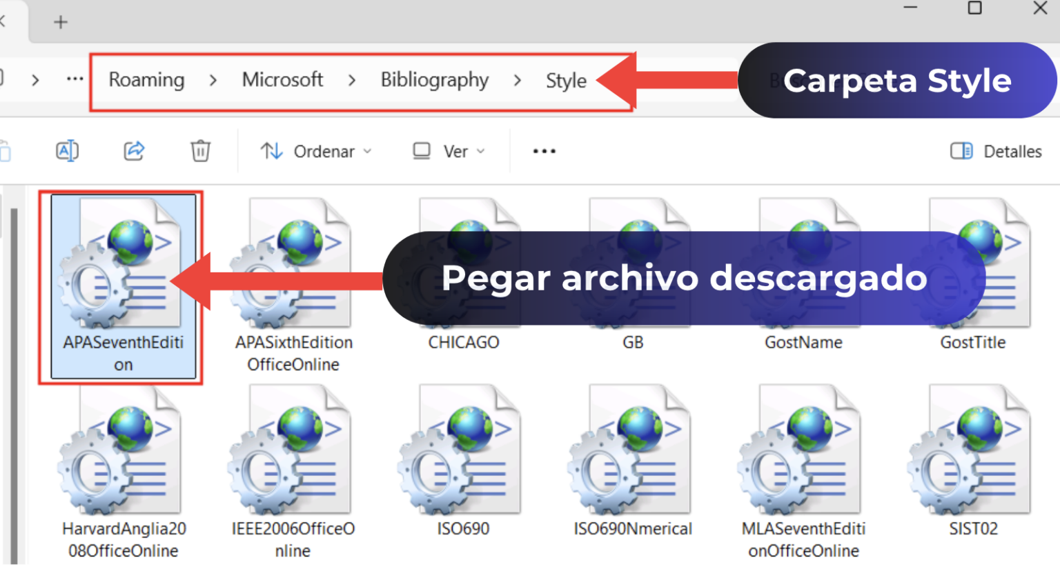 Instalar Normas APA 7 en Word para Citas Automáticas